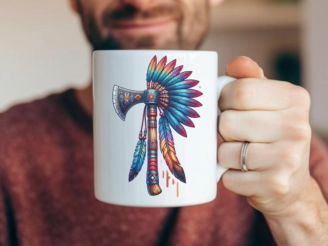 Native American Mug, American Indian, 11oz Ceramic Mug, Native American ...