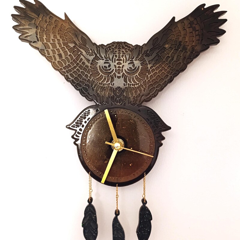 Wooden Owl Clock - Etsy