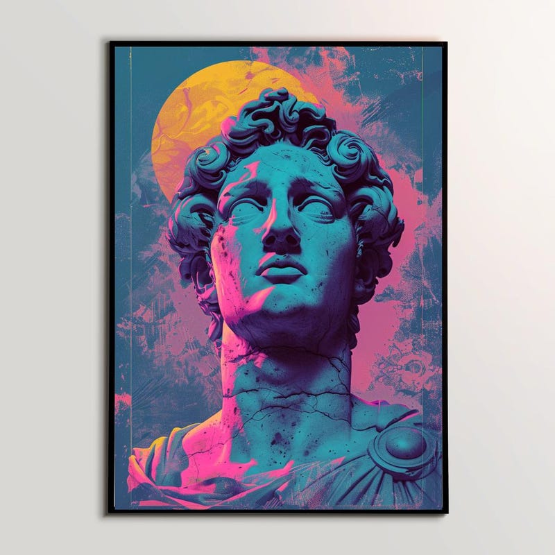 Colorful Greek Statues - Etsy