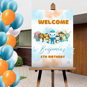 Octonauts Welcome Sign, Octonauts Sign, Instant Download, Printable ...