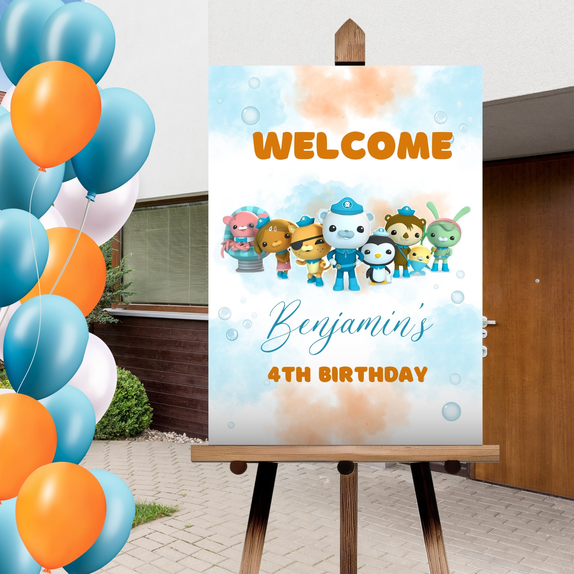 Octonauts Welcome Sign, Octonauts Sign, Instant Download, Printable ...