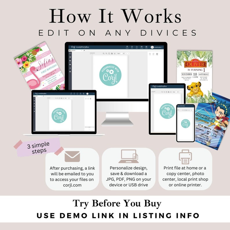 Lilo and Stitch Cake Topper, Printable Editable Cake Topper, Lilo and ...