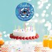 Stitch Cake Topper, Printable Editable Cake Topper, Stitch Party ...
