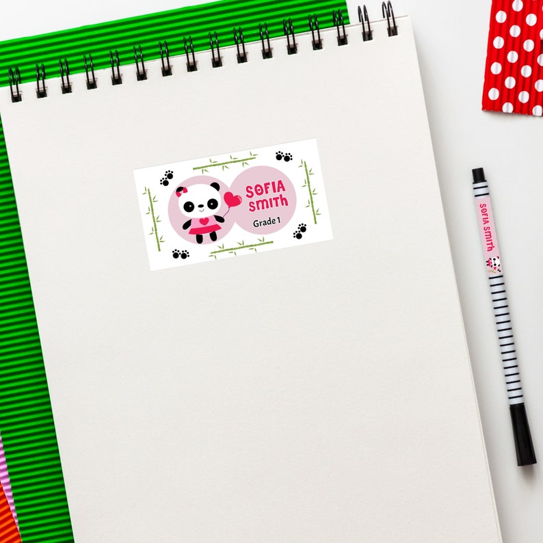 Cute Sticker Pack, School Name Labels, Personalized Daycare Labels ...