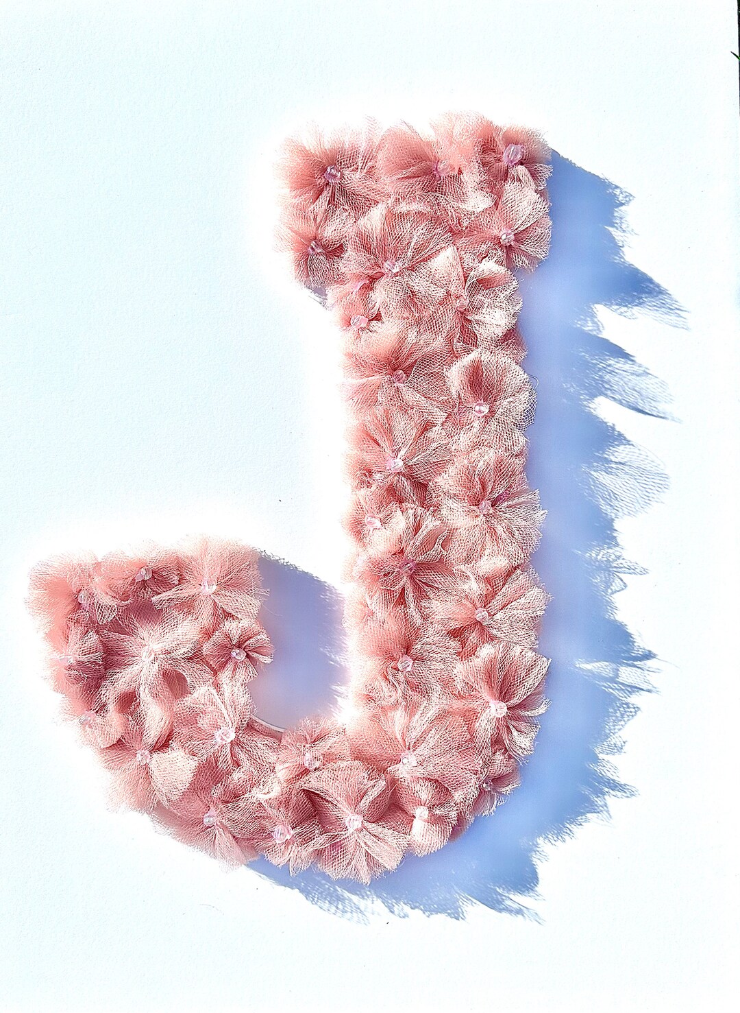 Floral Letter 13 Large Flower Letter Floral Initial Custom Floral ...