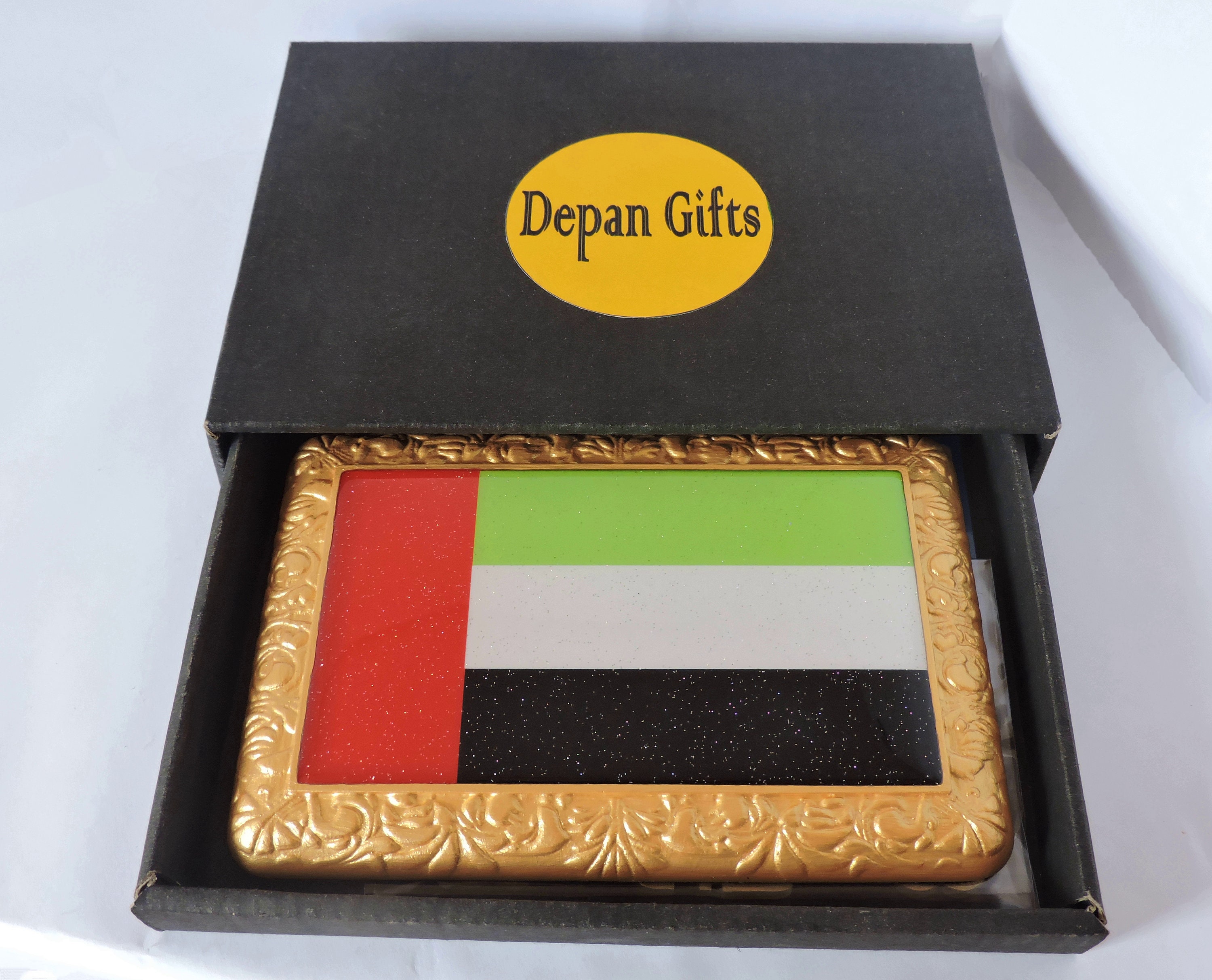 Flag of the United Arab Emirates Gift Kit Epoxy Resin Print - Etsy