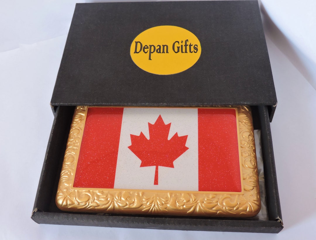 Flag of the Canada Gift Kit Epoxy Resin Print - Etsy