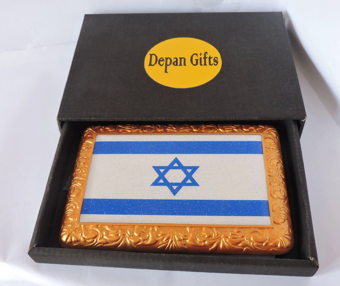 Flag of the Israel Gift Kit Epoxy Resin Print - Etsy