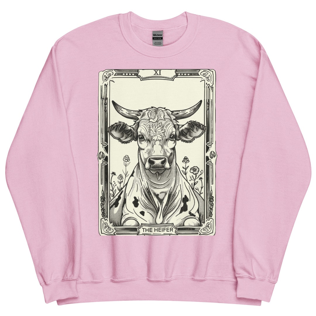 The Heifer Tarot Card Shirt, Cow Tarot Card Tee, the Audacity Tarot ...