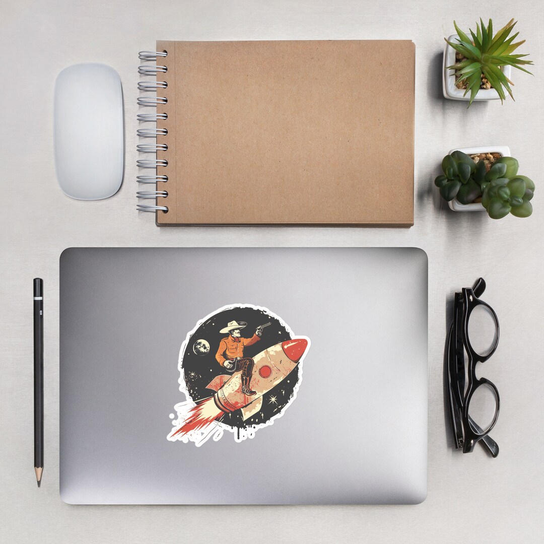 Punchy Stickers, Space Cowboy Stickers, Cowboy Sticker, Space Cowboy ...