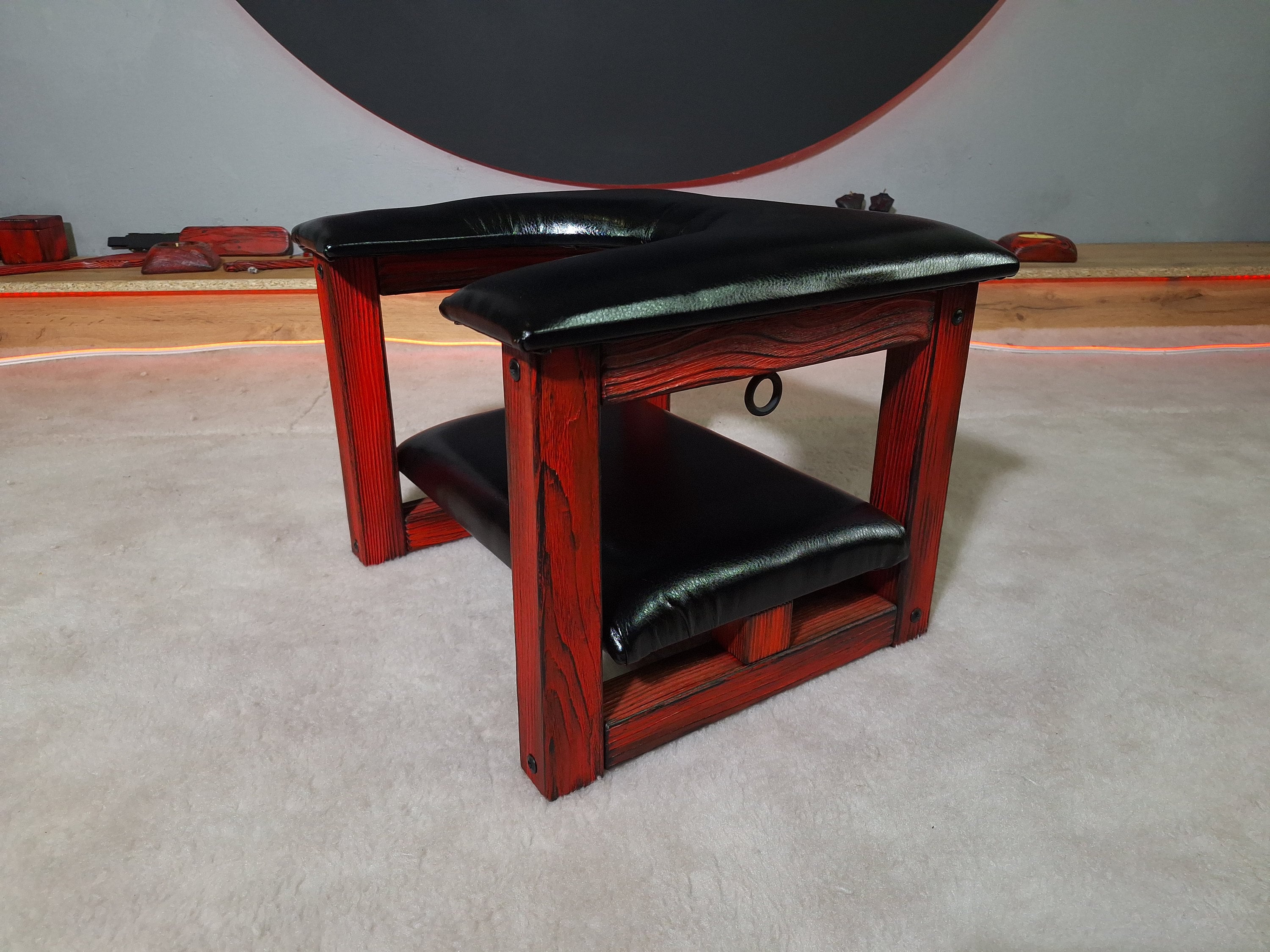 Premium Queening Chair BDSM Furniture for Oral Sex, Face Sitting ...