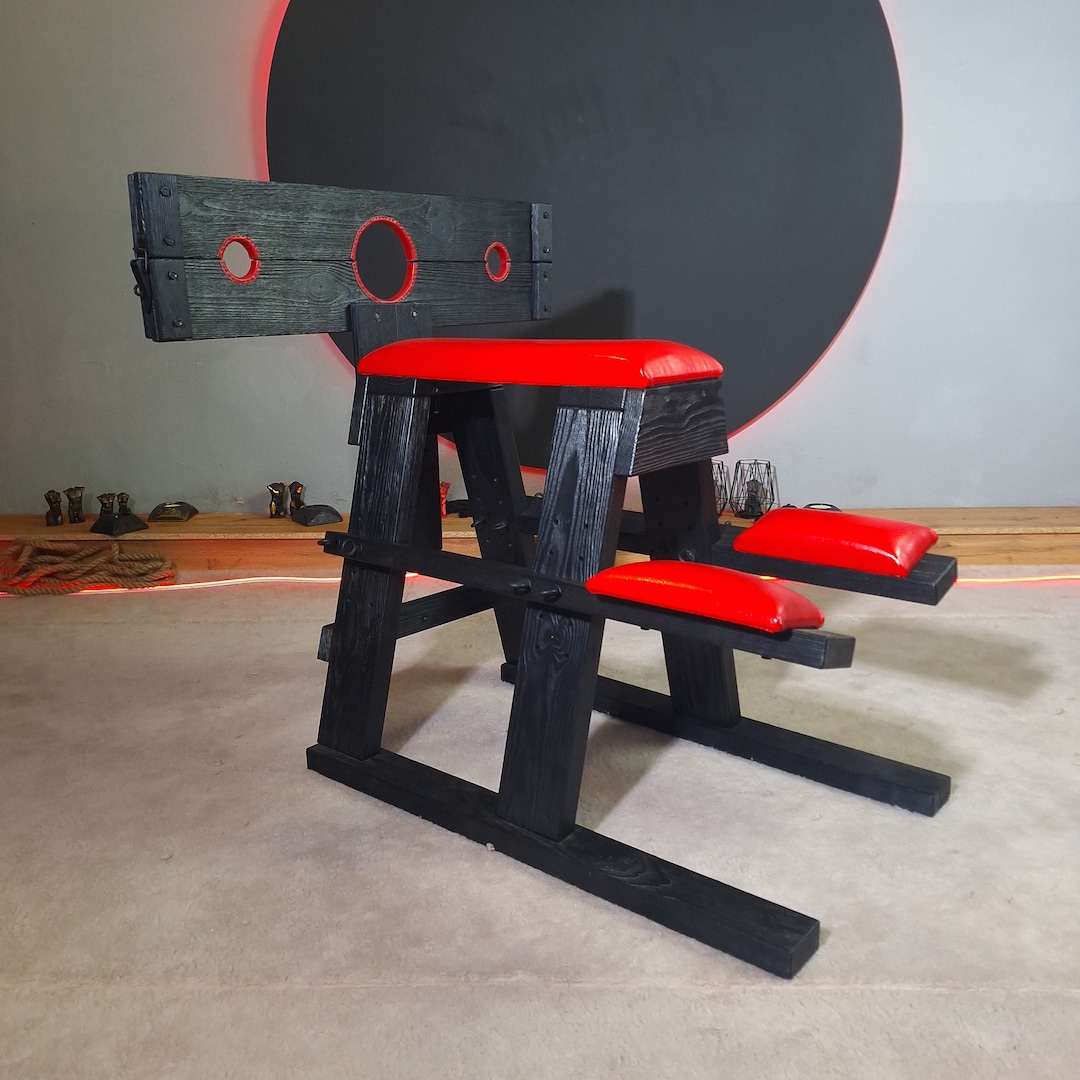 Multifunctional BDSM Spanking Bench With Neck and Wrists Pillory - Etsy