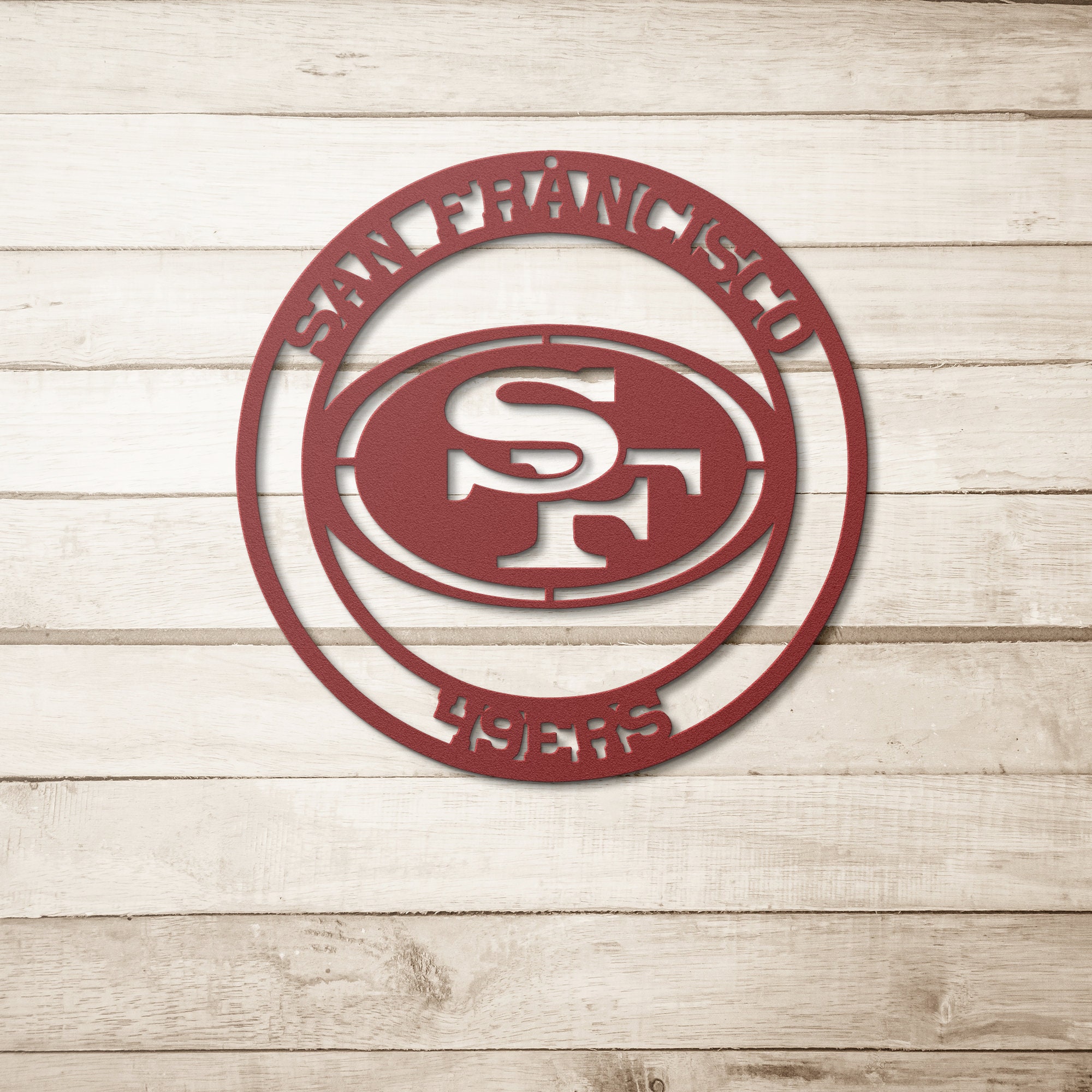 San Francisco 49ers Metal Sign, 49ers Sign, 49ers Fan Gift, 49ers Wall ...