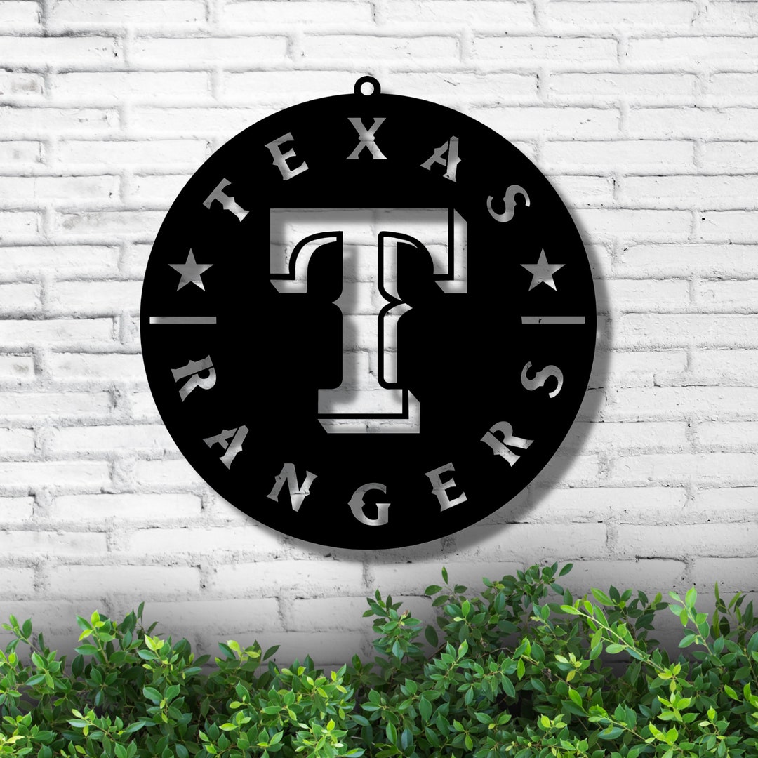 Texas Rangers Sign Rangers Metal Sign Rangers Fan Gift - Etsy