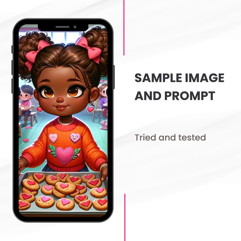 Dalle 3 Prompt Guide & Chatgpt V4 Valentine's Day Chibis Girls 25 AI ...