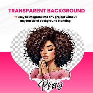 Black Girl Clipart Bundle, Planner Stickers, Planner Clipart, Black ...