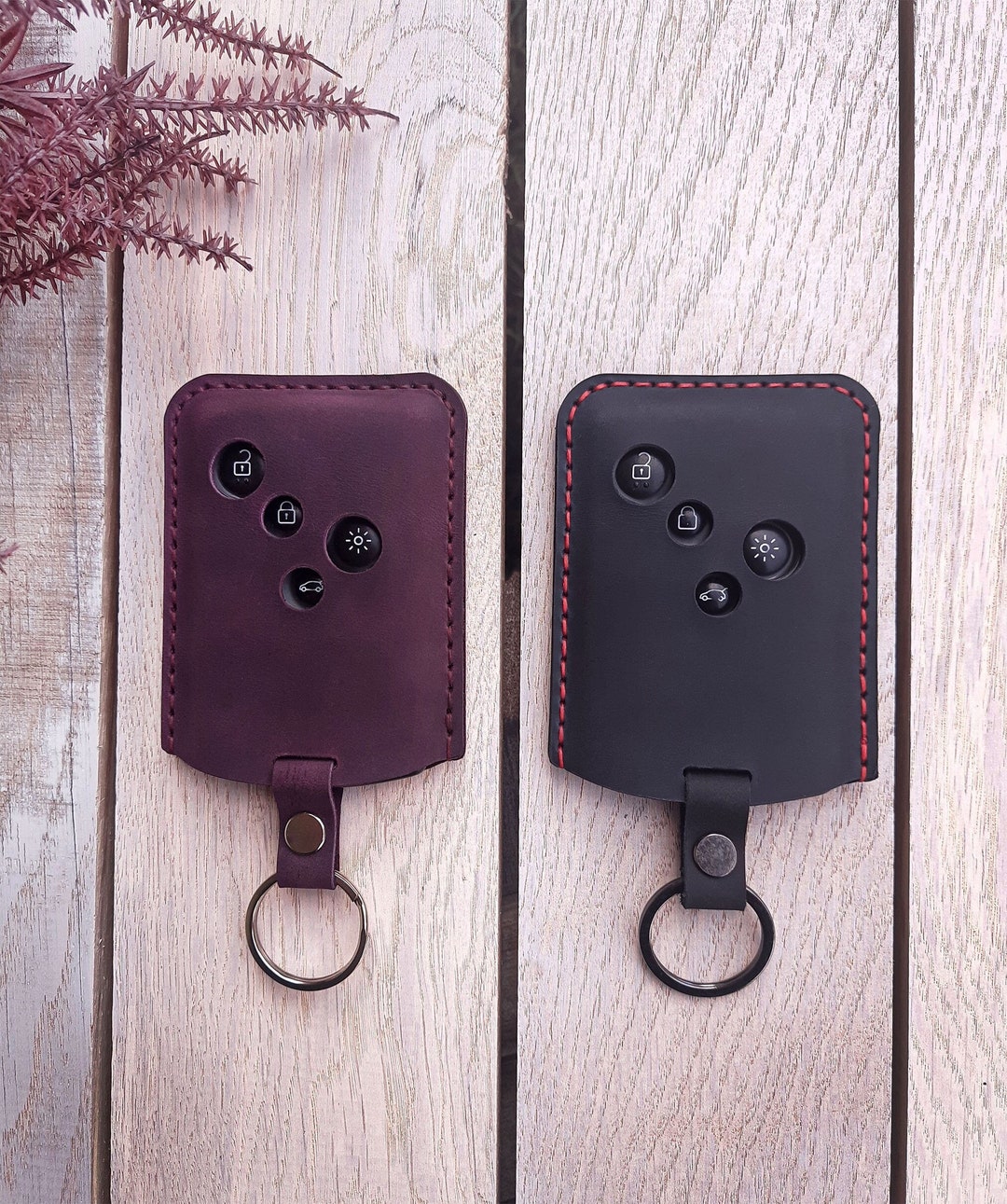 Renault Clio Laguna Koleos Megane Fluence Scenic Leather Key Case,key ...