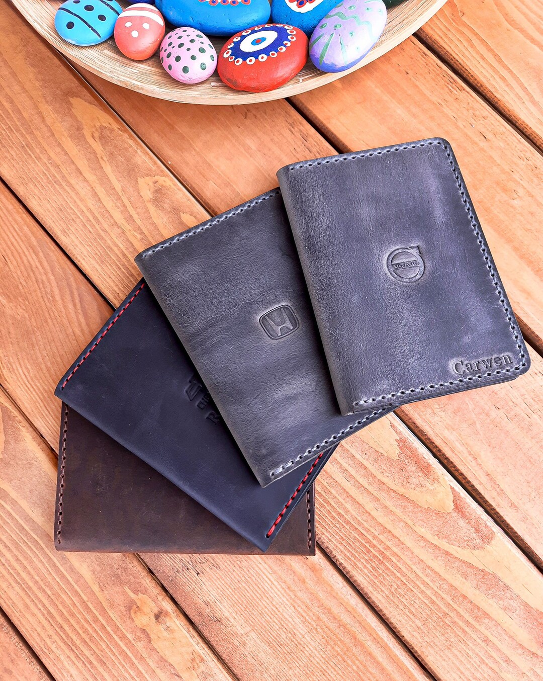 Driving Documents Leather Organizer Car Special Brand Logo, Driving ...