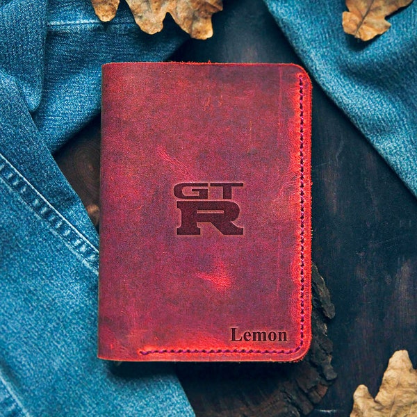 Leather Car Registration Holder - Etsy