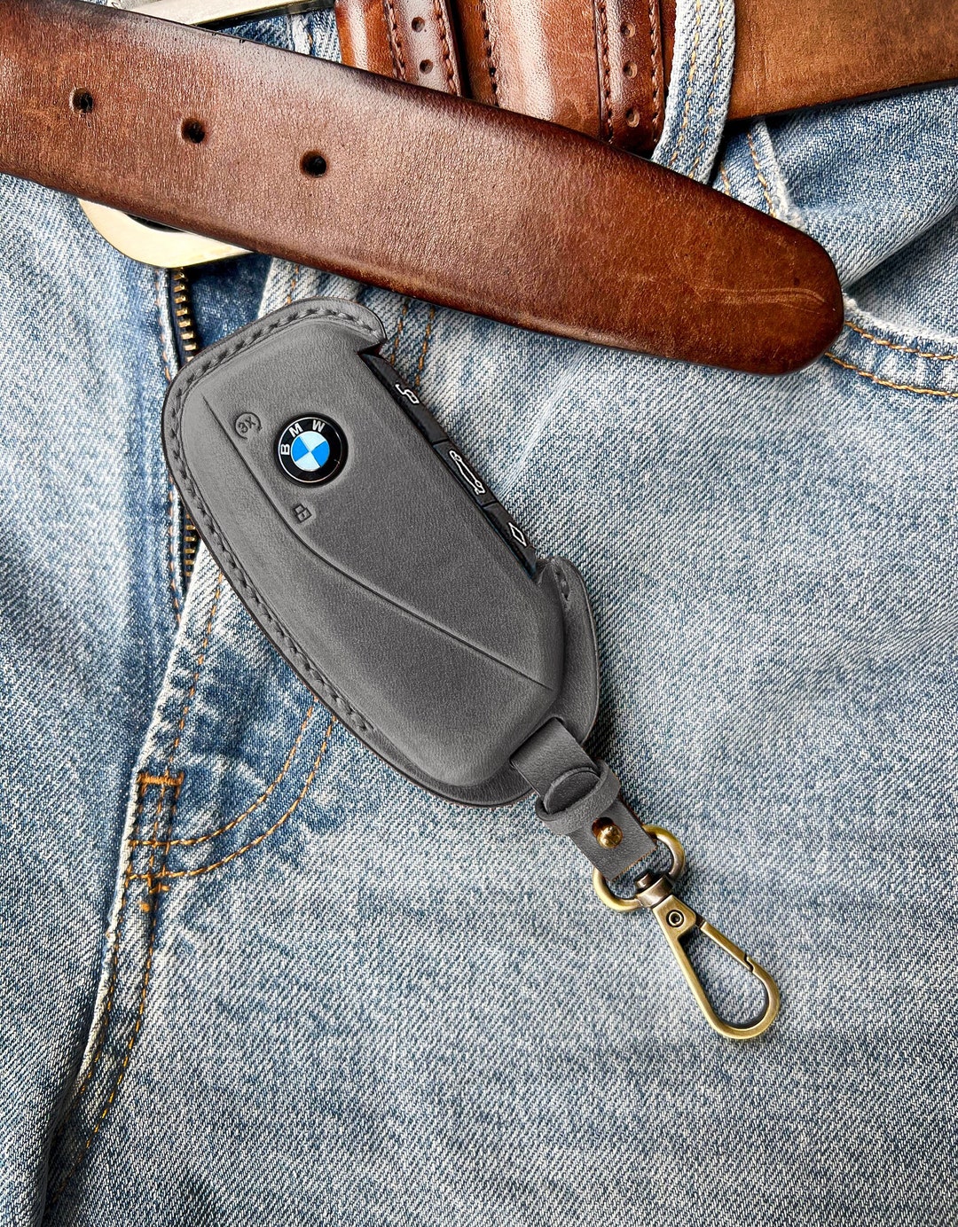 BMW new Ix-i7 / 760i X7 I8 G07 G81 G09 Series Etc. Keychain Fob Case ...