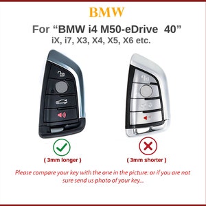 BMW "i4 M50-edrive 40” Ix, I7 and X Series Keychain Fob Case, Handmade ...