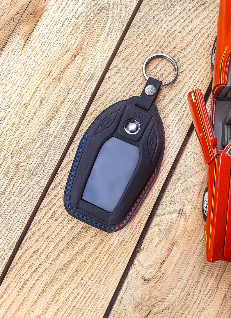 BMW Display Touchscreen LCD Led-i8 M X G Leather Key Case, Car Key Fob ...