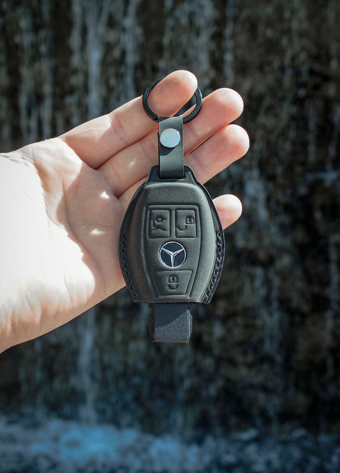 Mercedes Benz AMG S E C 63 Leather Key Case, Personalized Leather Key ...