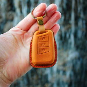 SEAT and SKODA Key Fob Cover Leon Superb Ateca Octavia Leather Key Fob ...