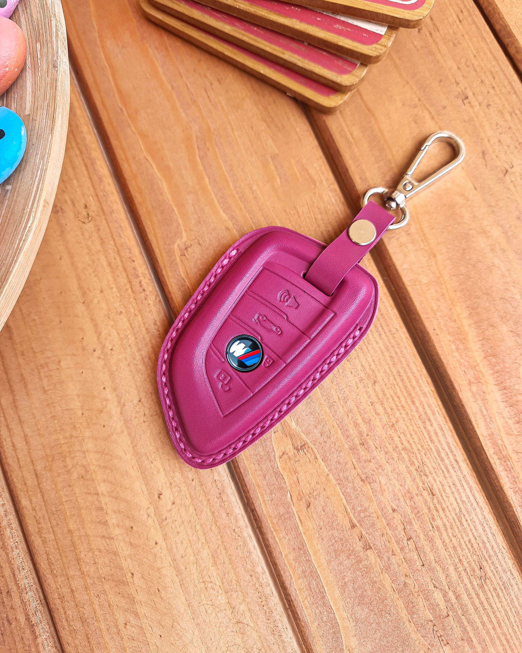 BMW "i4 M50-edrive 40” Ix, I7 and X Series Keychain Fob Case, Handmade ...