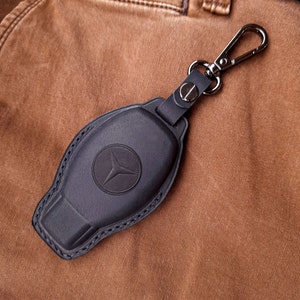 Mercedes Benz Leather Key Fob Case, Key Fob Cover, Personalized Key Fob ...