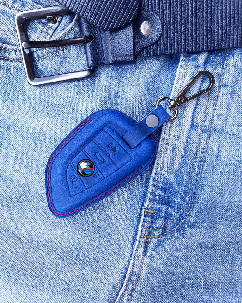 BMW "i4 M50-edrive 40” Ix, I7 and X Series Keychain Fob Case, Handmade ...