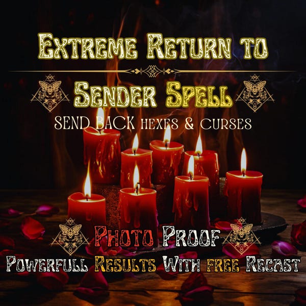 Return to Sender Spell - Etsy