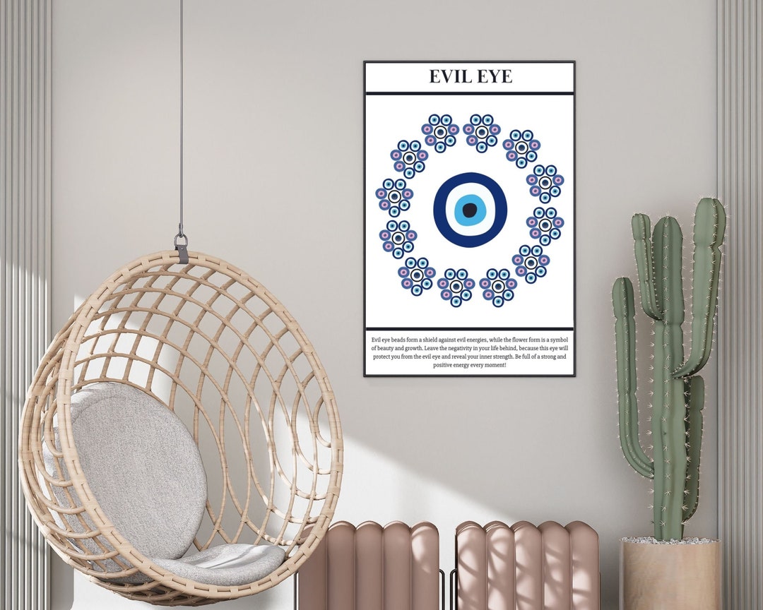 Turkish Evil Eye,evil Eye Print,nazar Poster,magic Eye Poster,eye Art ...