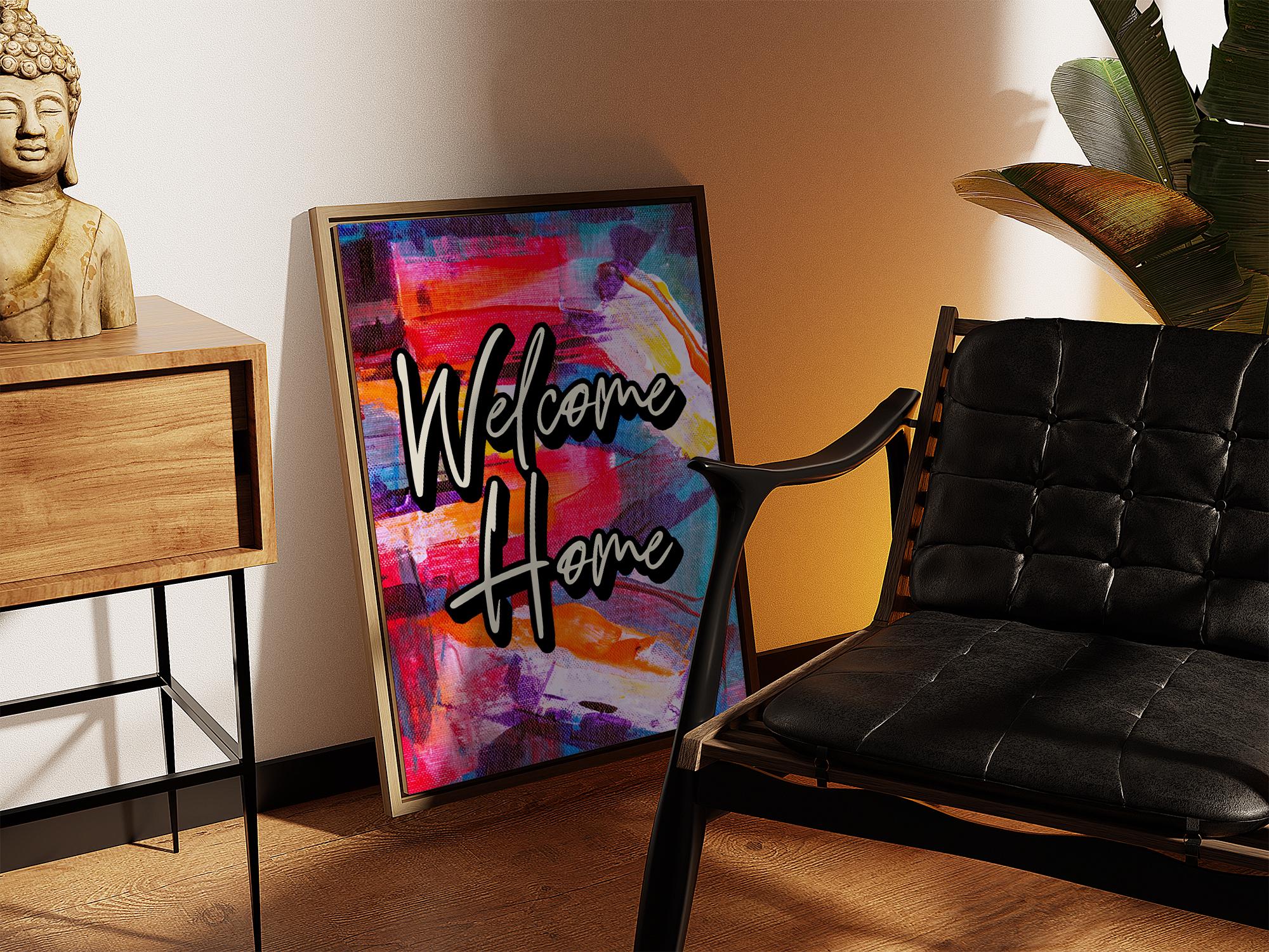 Welcome Home Print Welcome Home Banner Design Welcome Home Sign Welcome ...
