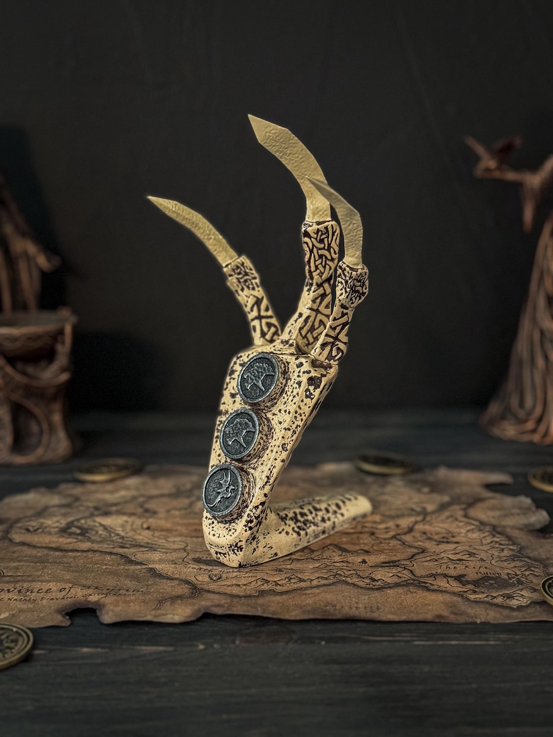 Ivory Dragon Claw, Skyrim the Elder Scrolls V Artifact, Decor and ...