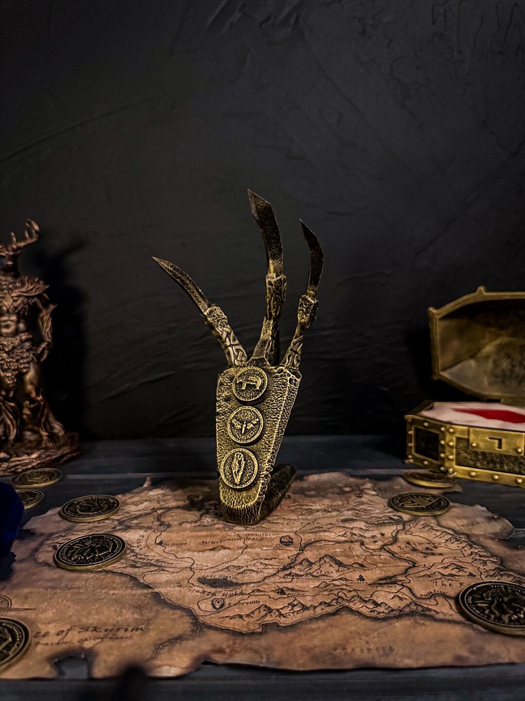 Skyrim Golden Dragon Claw, Cosplay, the Elder Scrolls V, Artifact ...
