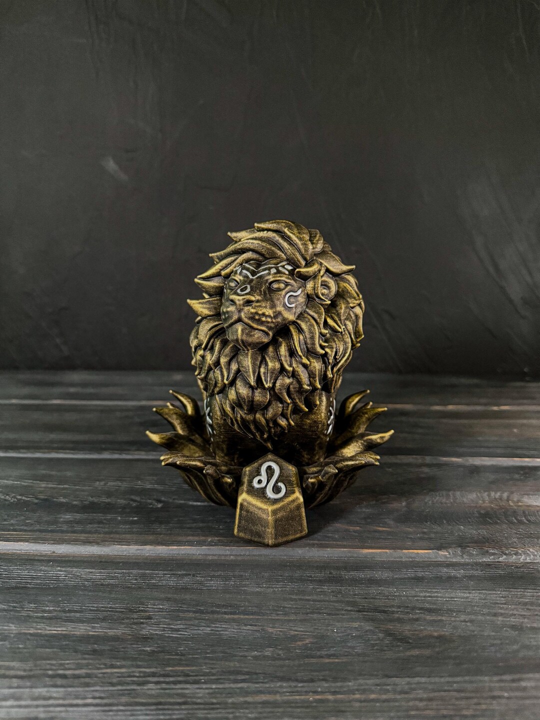 Leo Figurine, Zodiac Sign Statue, Gift for a Leo, Home and Office Decor ...