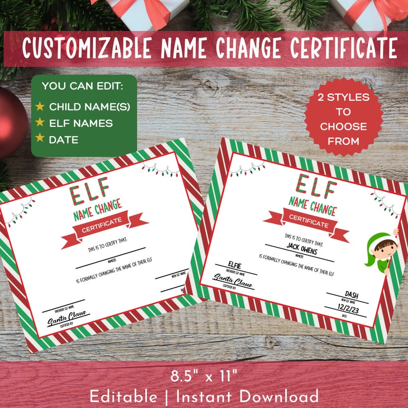 Christmas Elf Bundle | Elf Notes Printable | Christmas Instant Digital ...