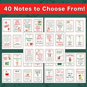 Elf Notes Printable Christmas Digital Instant Download Message From Elf ...