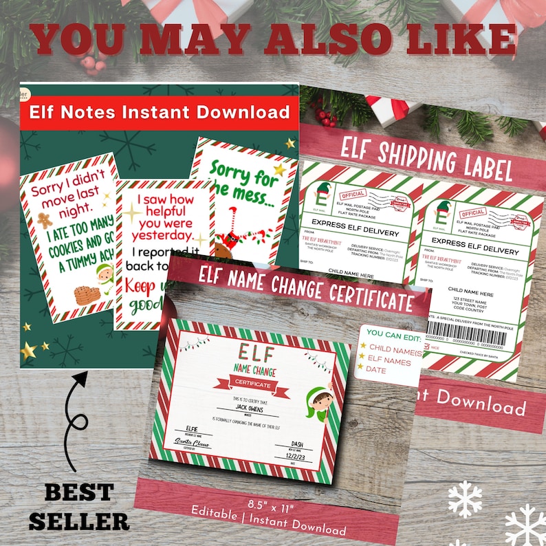 Elf Arrival Letter | Elf Welcome Back Letter | Editable Elf Letter ...
