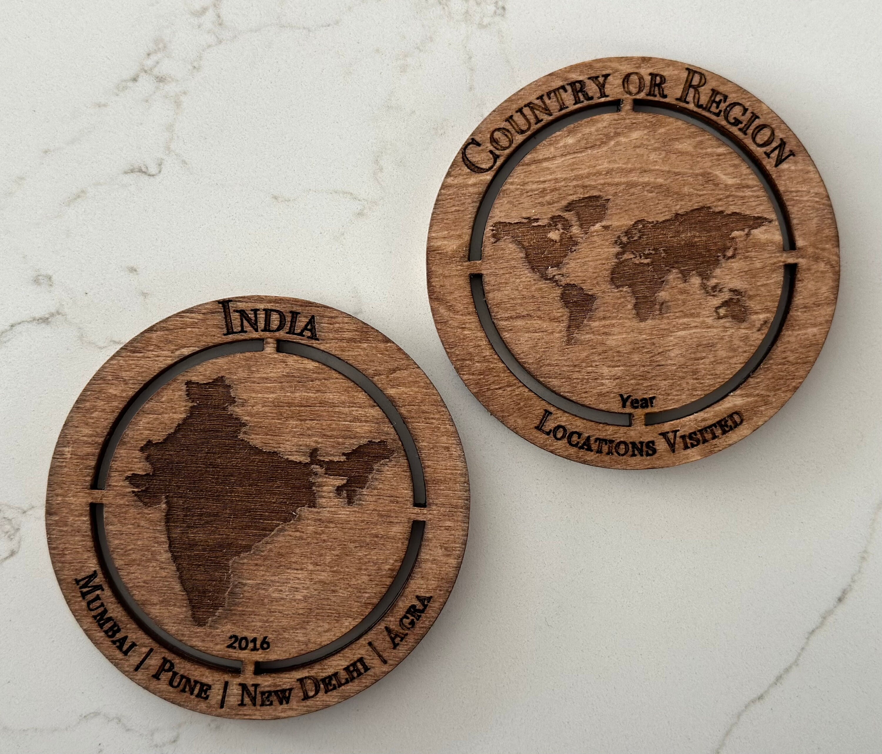 Personalized Travel Magnet, Travel Decor, Travel Souvenir, Vacation ...