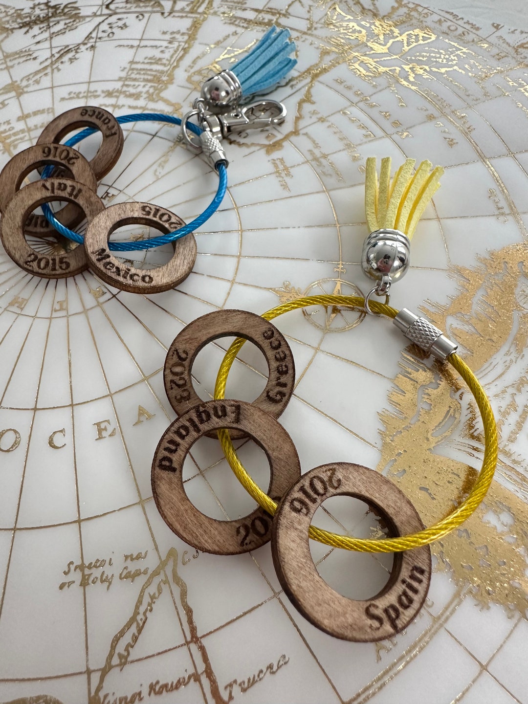 Travel Token Keychain, Custom Travel Keychain, Travel Accessories ...