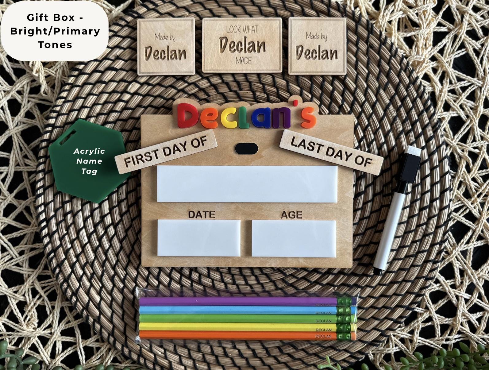 Back to School Gift Box, Personalized School Supplies, Student Gift ...