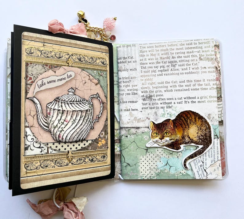 Travelers Notebook, Alice's Adventures in Wonderland, Junk Journal ...