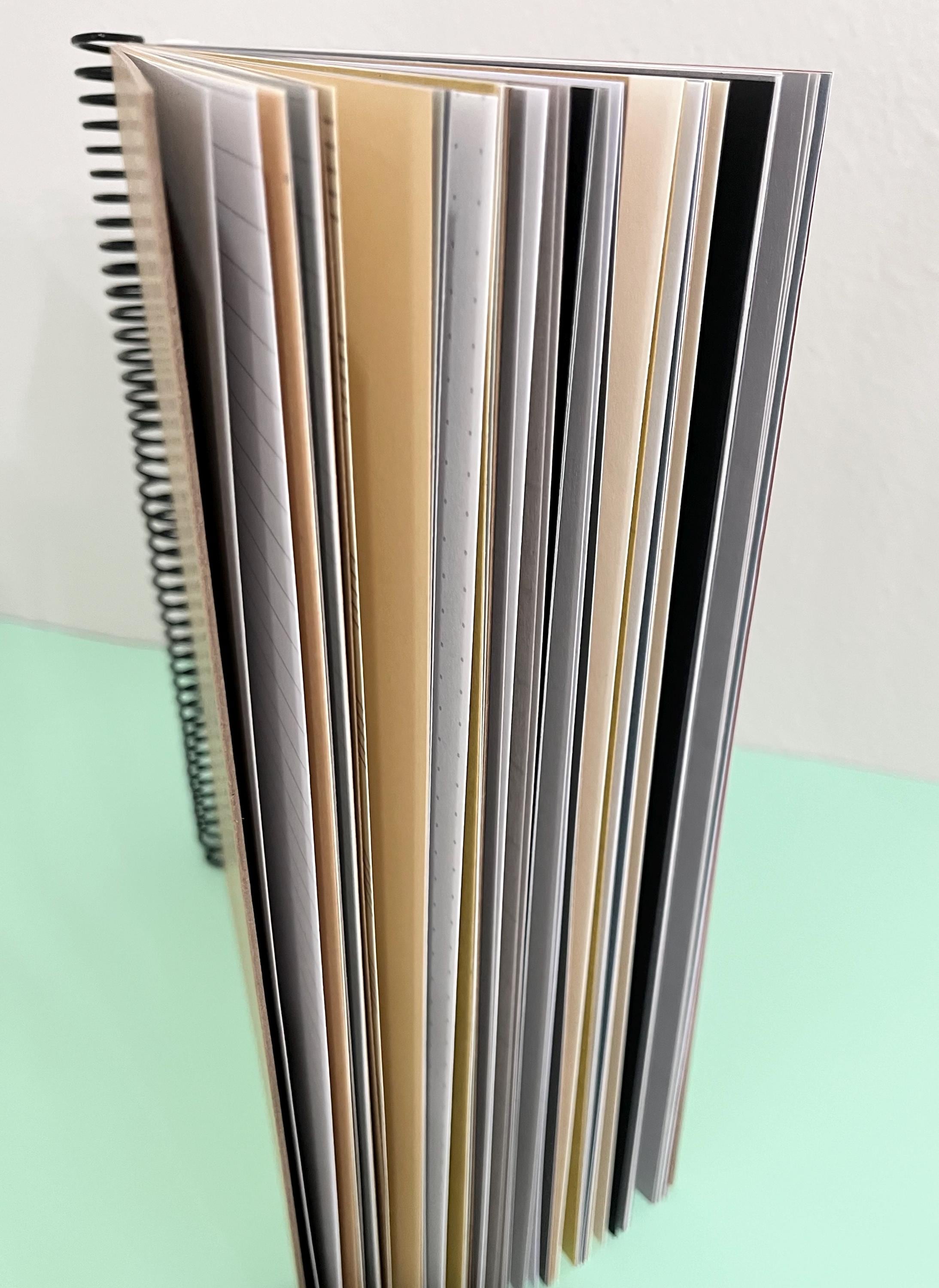 Neutral Junque Art Journal, 8.5" X 11", Chipboard Cover, Junk ...