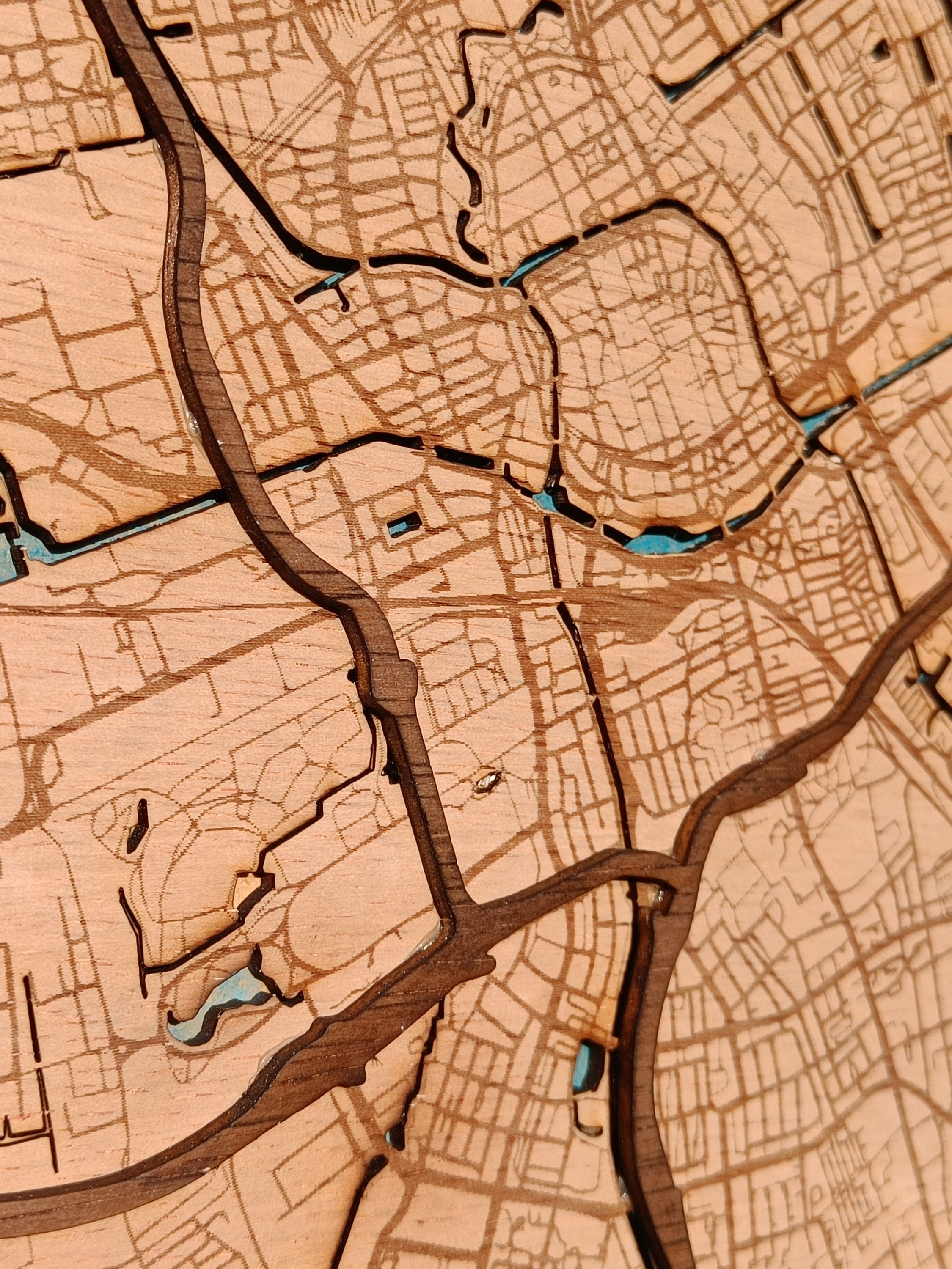 Personalized City Map Woodcut City Map Personalized Gift Groningen - Etsy