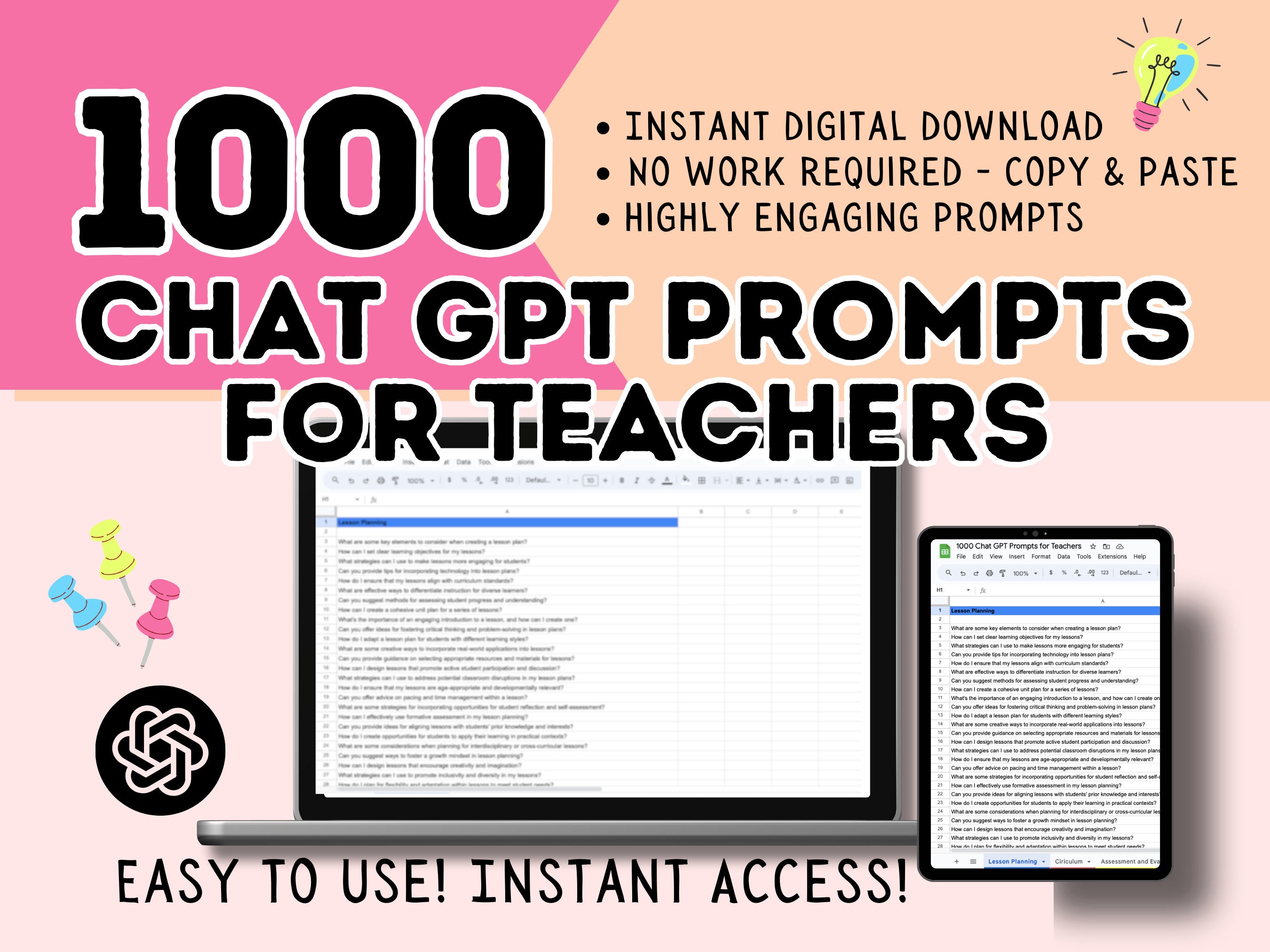 1000 Chat GPT Prompts for Teachers | AI Prompts | AI Prompt Guide for ...