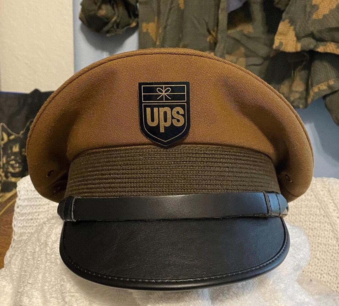 UPS 1955’ Reproduction Driver Cap With Crusher Look | Brown & Black ...