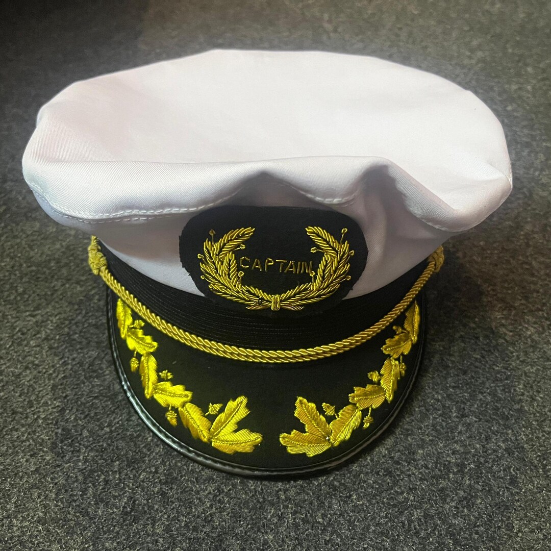 Brand New Captain Sailor Classic Ship Yacht Cap Commander Navy Skipper ...