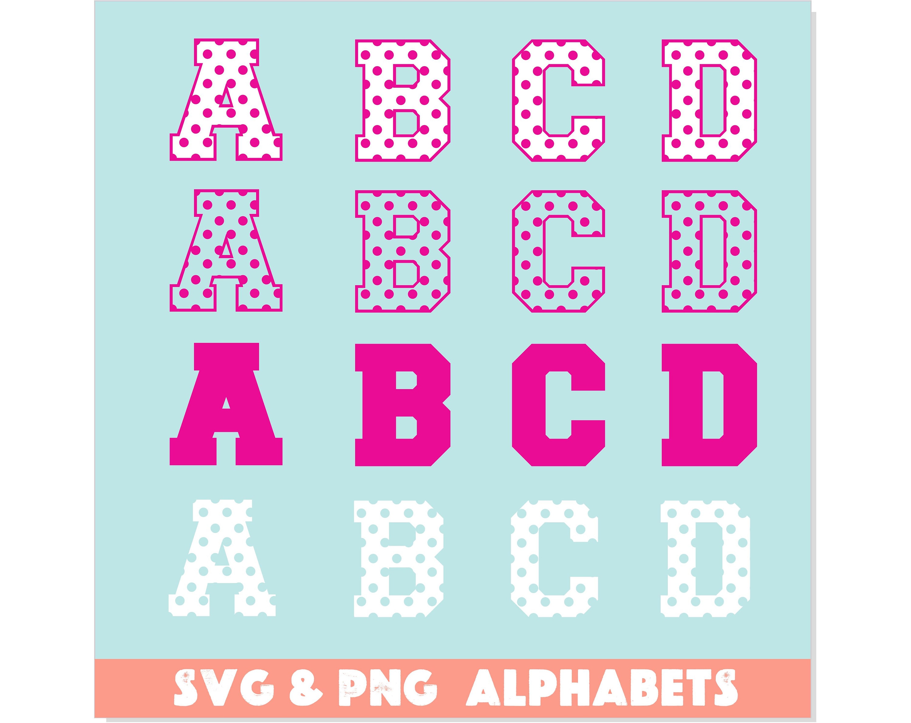 Polka Dot Font Otf, Polka Dot Font Svg Cricut, Polka Dot Font Png ...